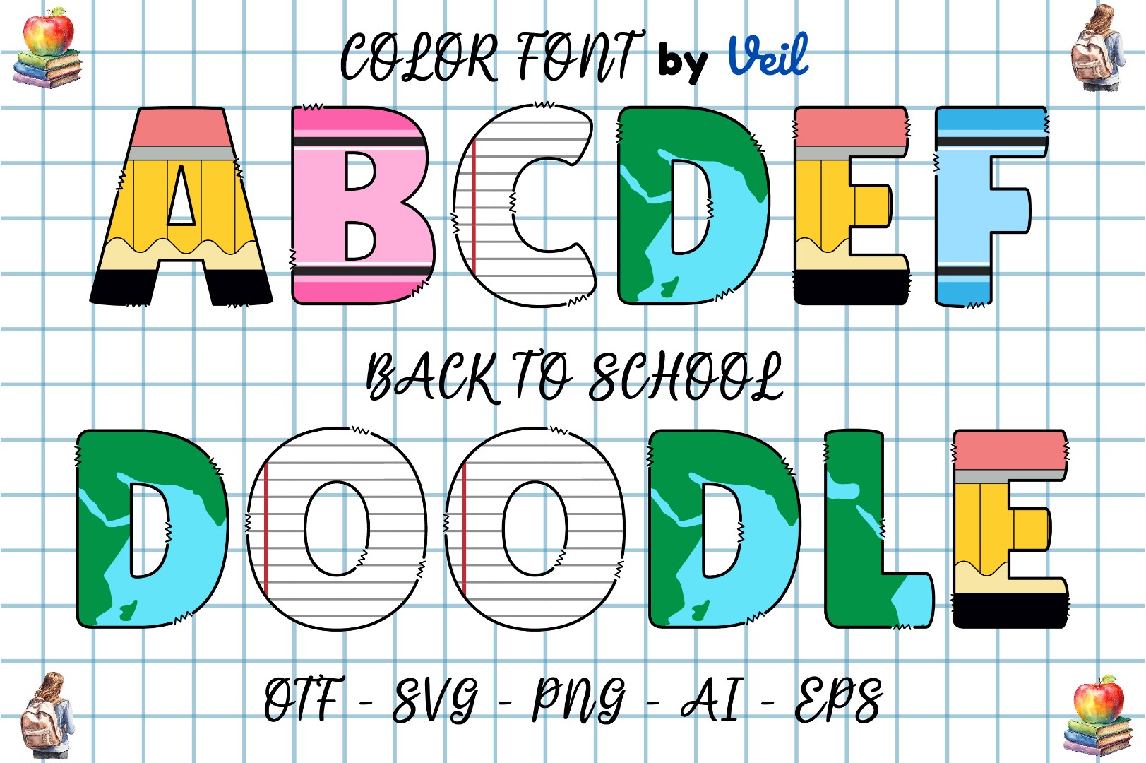 Display Fonts Teachers Need for a Creative Back-to-School Season