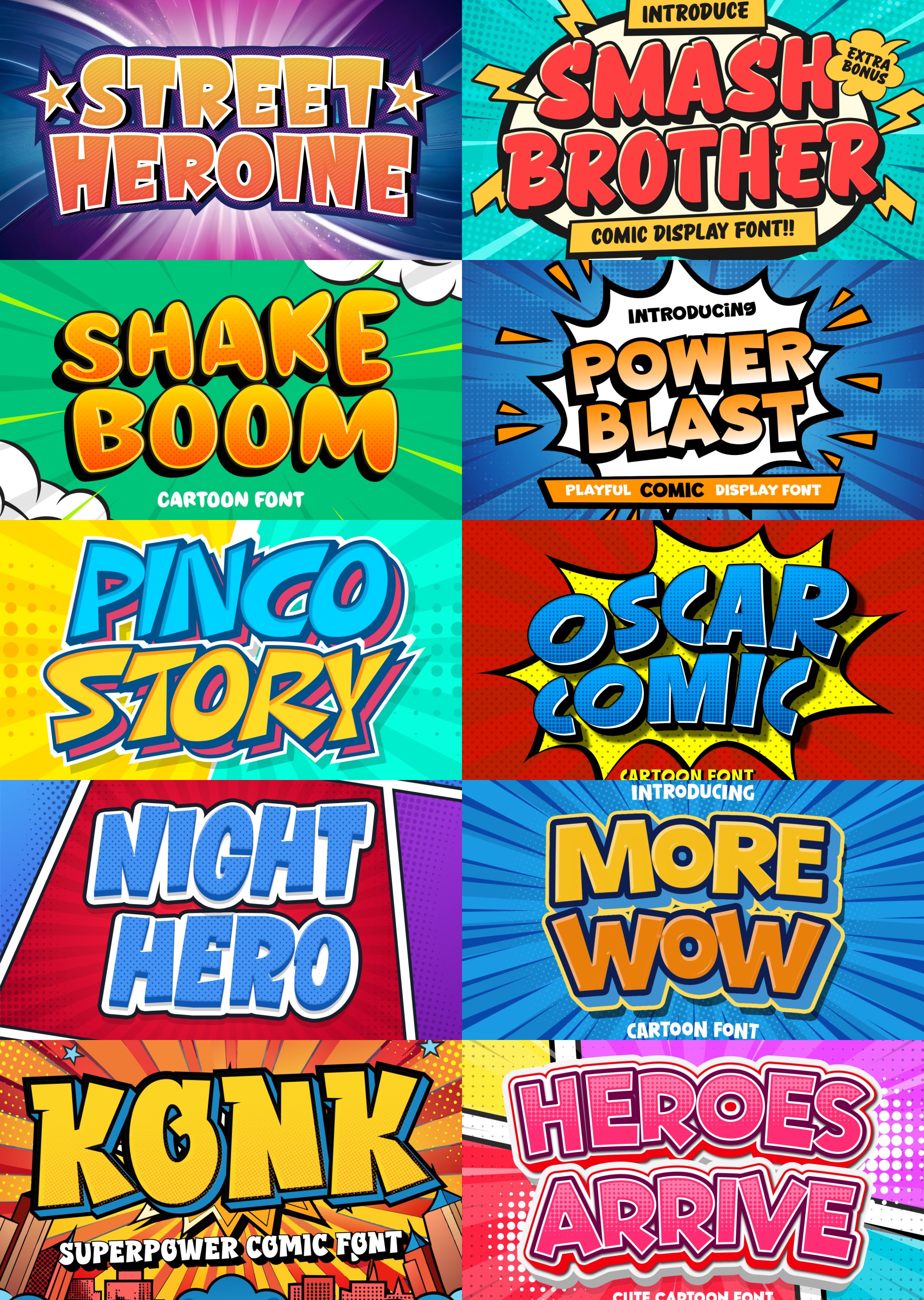 Free Fonts Friday: Comic Book Fonts