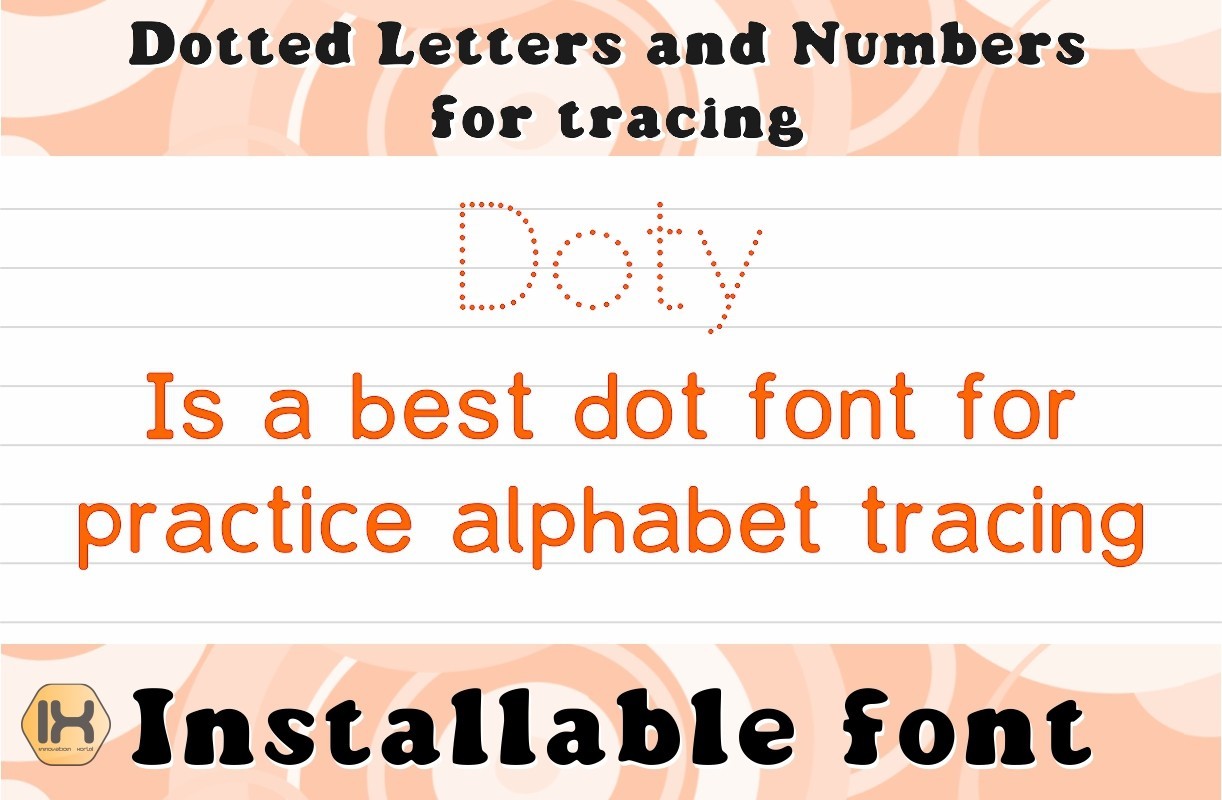 Handwriting Practice Fonts for Classroom and Your Students