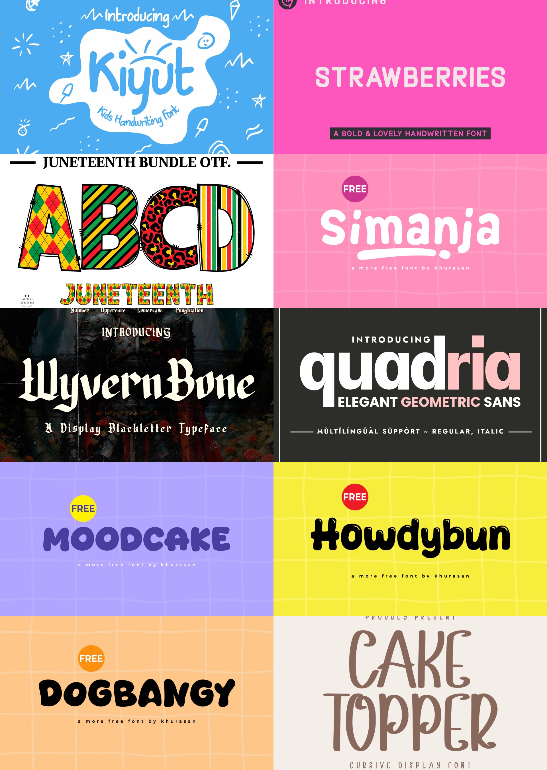 Explore These Free Fonts for Creative Projects