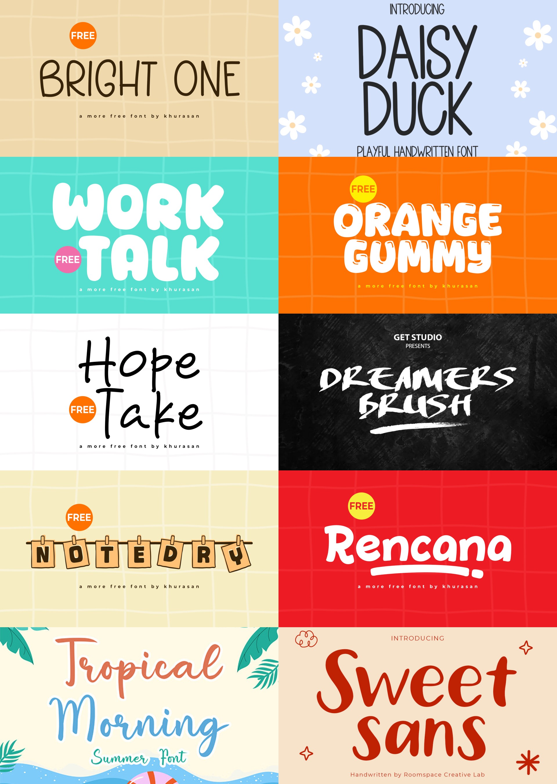 Explore Free Fonts for Creative Projects