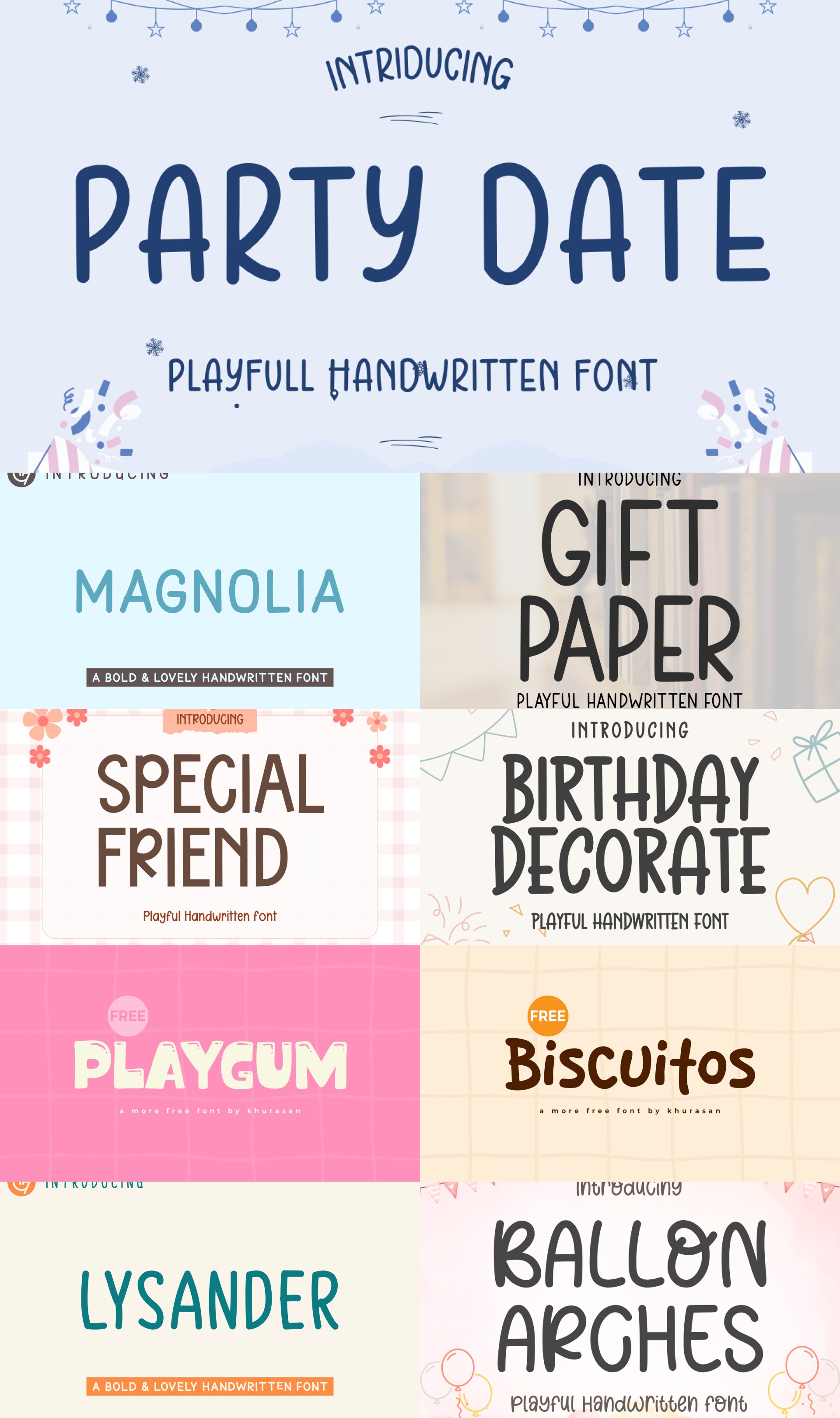 Free Fonts Friday: Playful Handwritten Fonts for Creative Projects