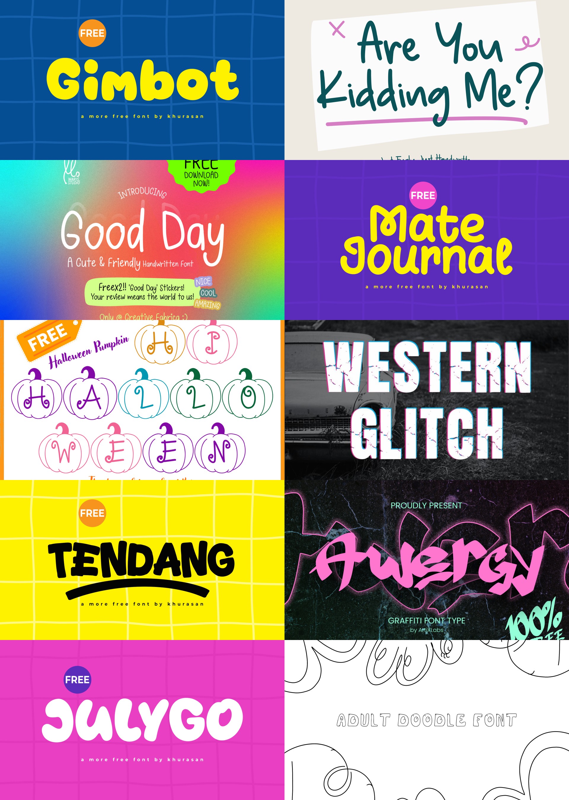 Free Fonts Friday: Discover Unique and Creative Fonts for Your Projects