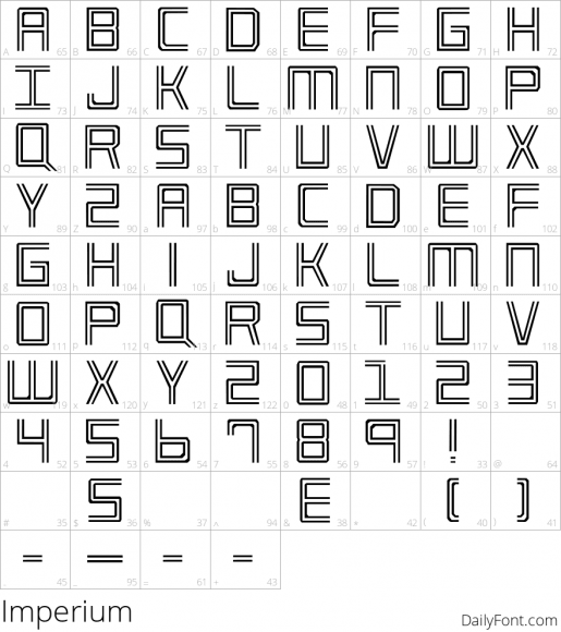 Imperium by Iconian Fonts at DailyFont.com