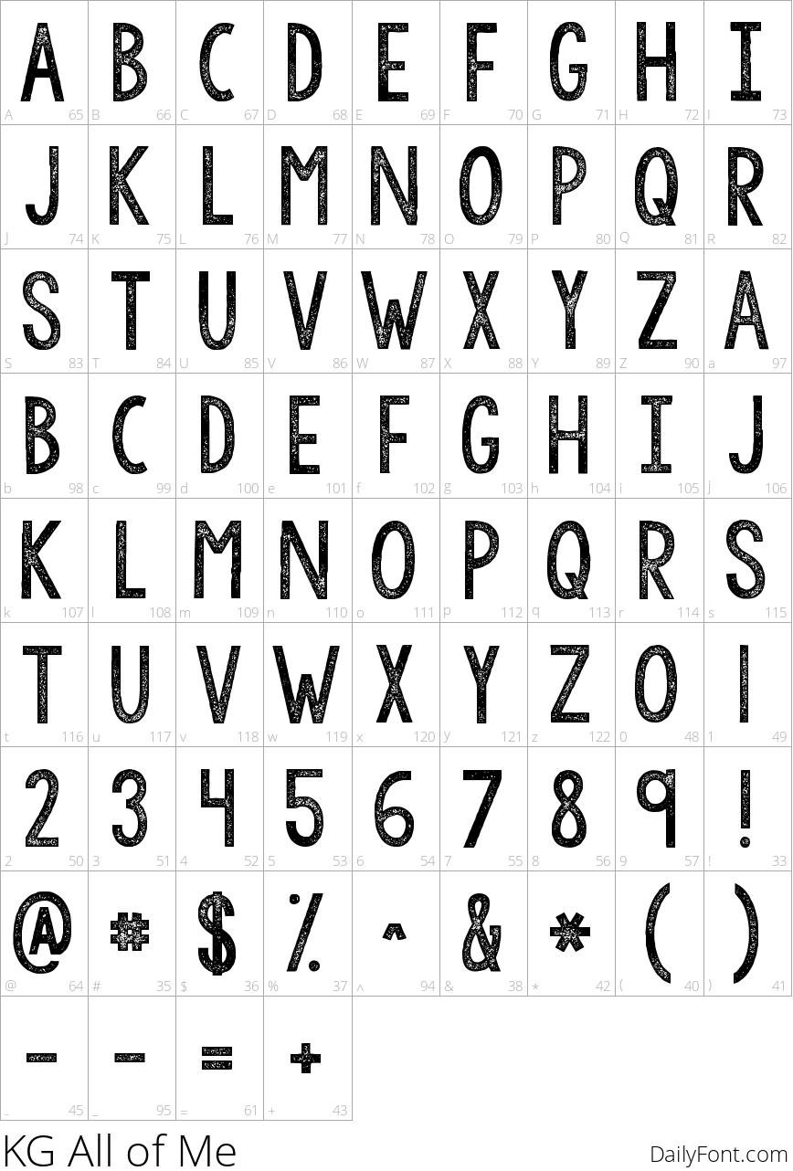 KG All of Me by Kimberly Geswein at DailyFont.com