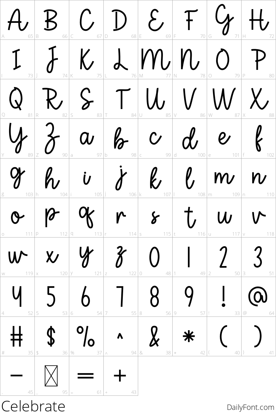 Celebrate - 1 of 6 fonts in set Autumn Celebrate :: DailyFont.com