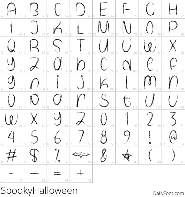 Spooky Halloween by Misti's Fonts at DailyFont.com