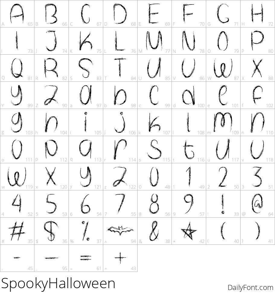 Spooky Halloween by Misti's Fonts at DailyFont.com