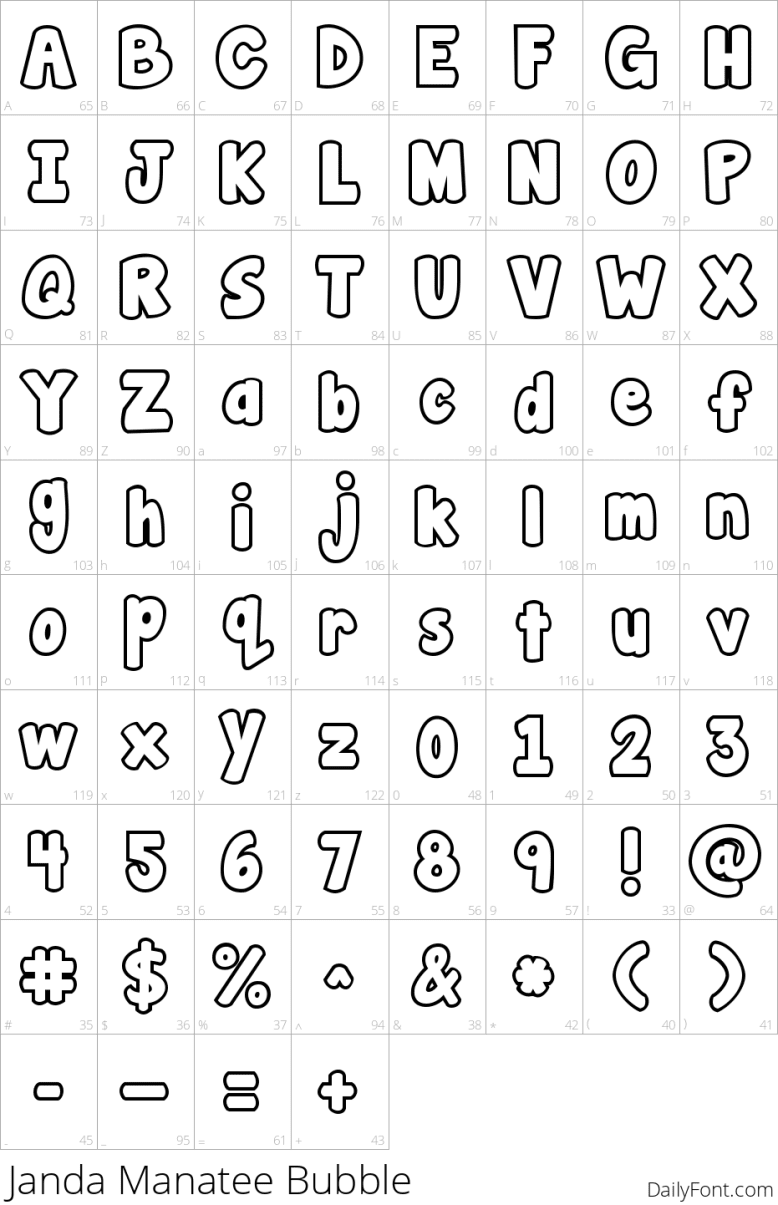 Janda Manatee by Kimberly Geswein at DailyFont.com