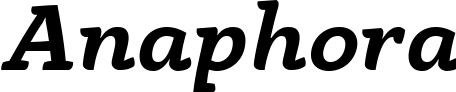 Anaphora by Zetafonts at DailyFont.com