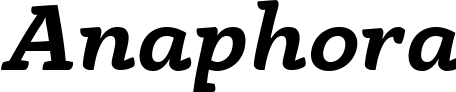 Anaphora by Zetafonts at DailyFont.com