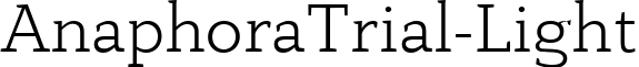 Anaphora by Zetafonts at DailyFont.com