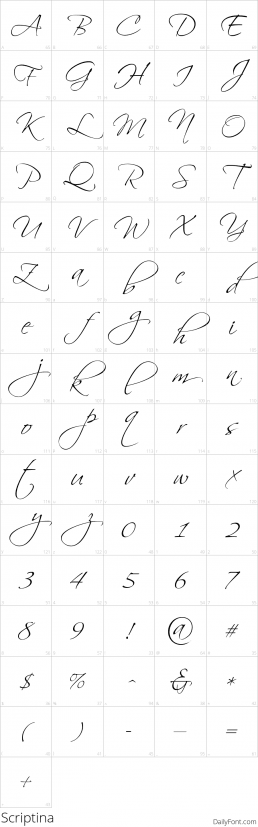 Scriptina by Apostrophic Labs at DailyFont.com