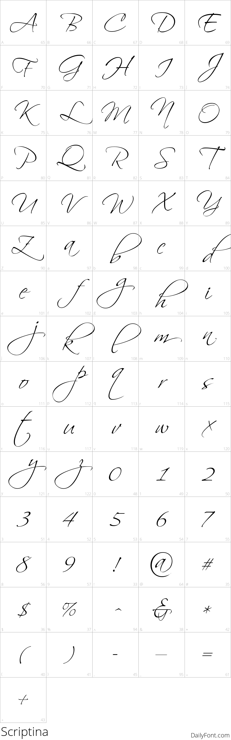 Scriptina by Apostrophic Labs at DailyFont.com