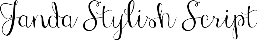 Janda Stylish Script by Kimberly Geswein at DailyFont.com