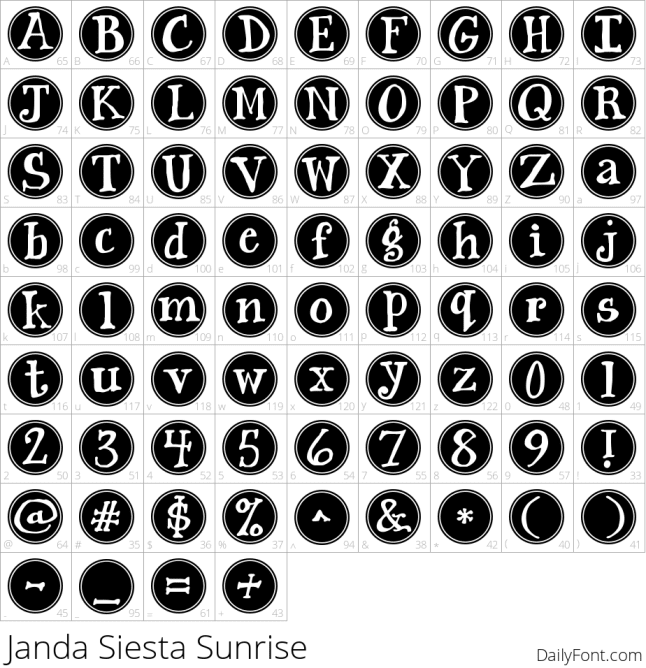 Janda Siesta Sunrise | Hand-Drawn Font Family by Kimberly Geswein