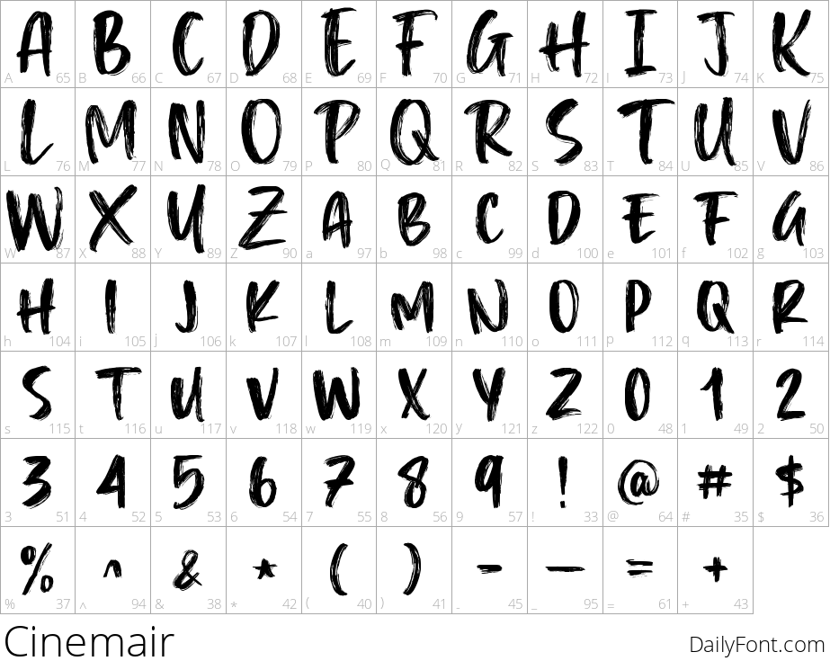 Cinemair: Authentic Brush Display Font for Creative Designs