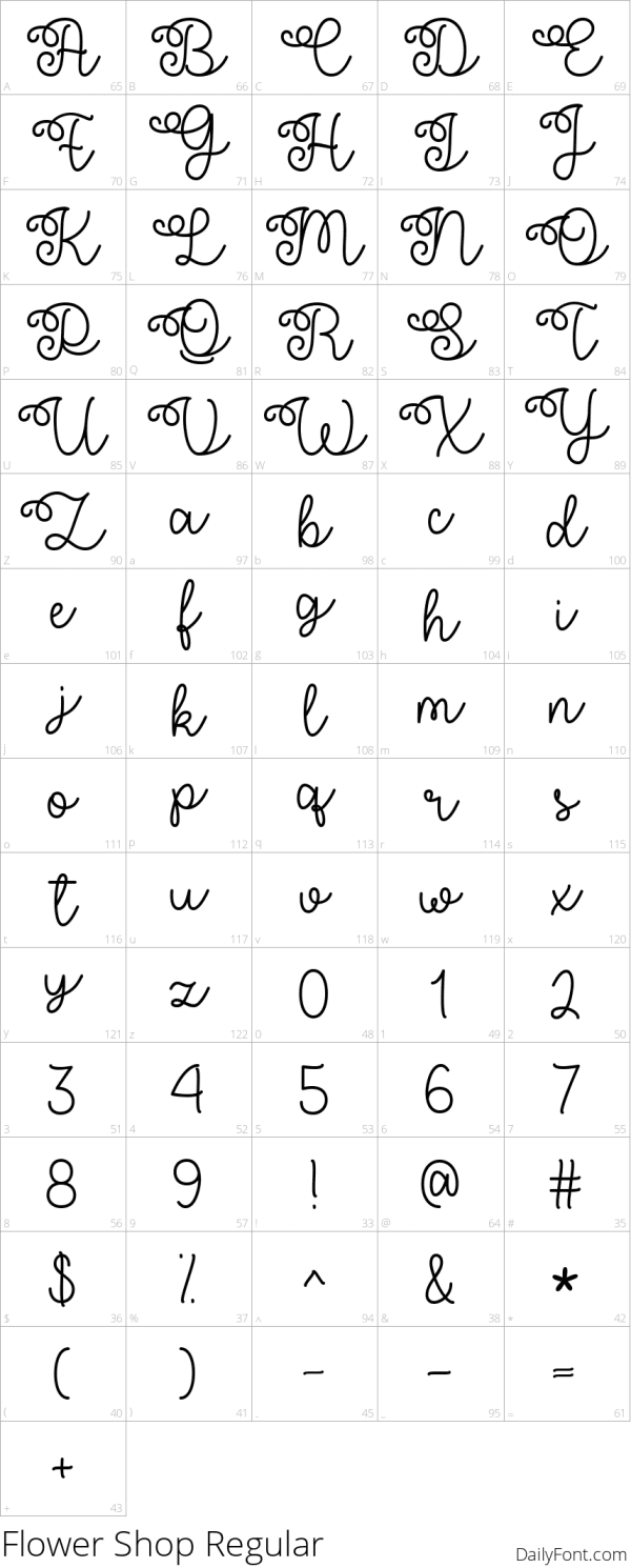 Flower Shop: A Delicate Script Font for Elegant Designs