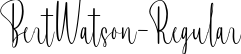 Bert Watson: Elegant Beauty Script Font for Modern Designs