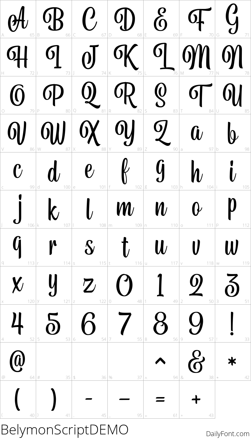 Belymon Script - Elegant & Versatile Typeface for Creative Designs