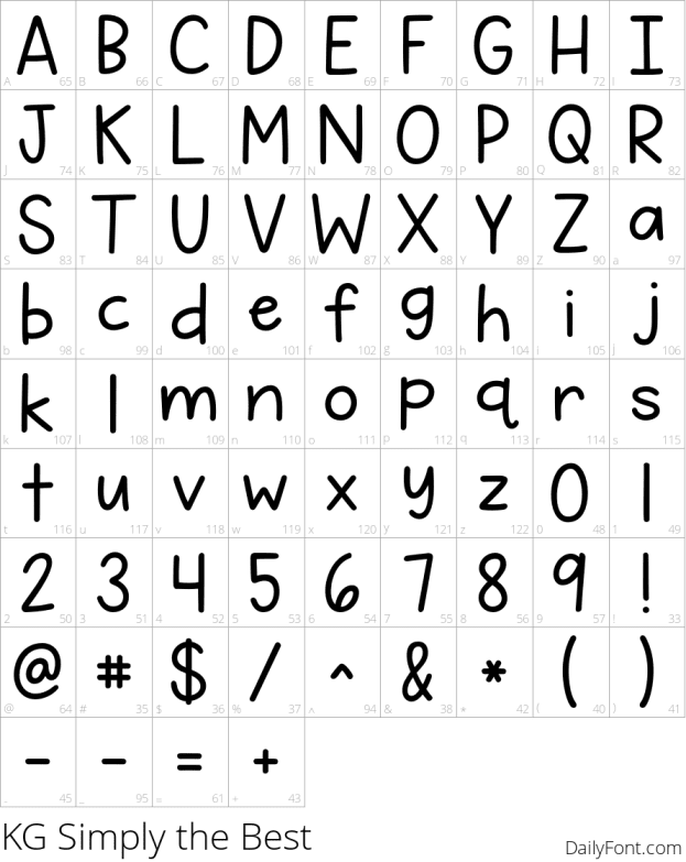 KG Simply the Best - Fun Handwritten Marker Font for Creative Projects