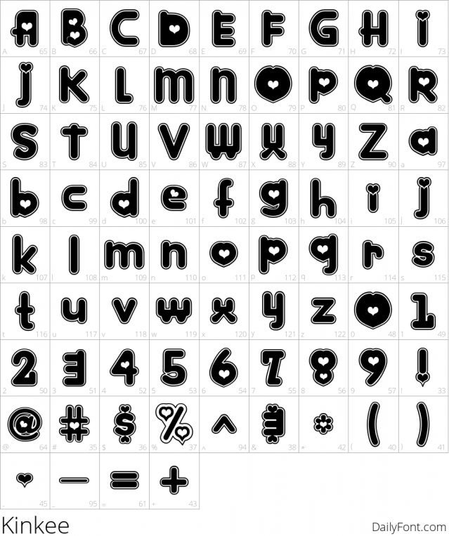 Kinkee by Fontalicious Fonts at DailyFont.com