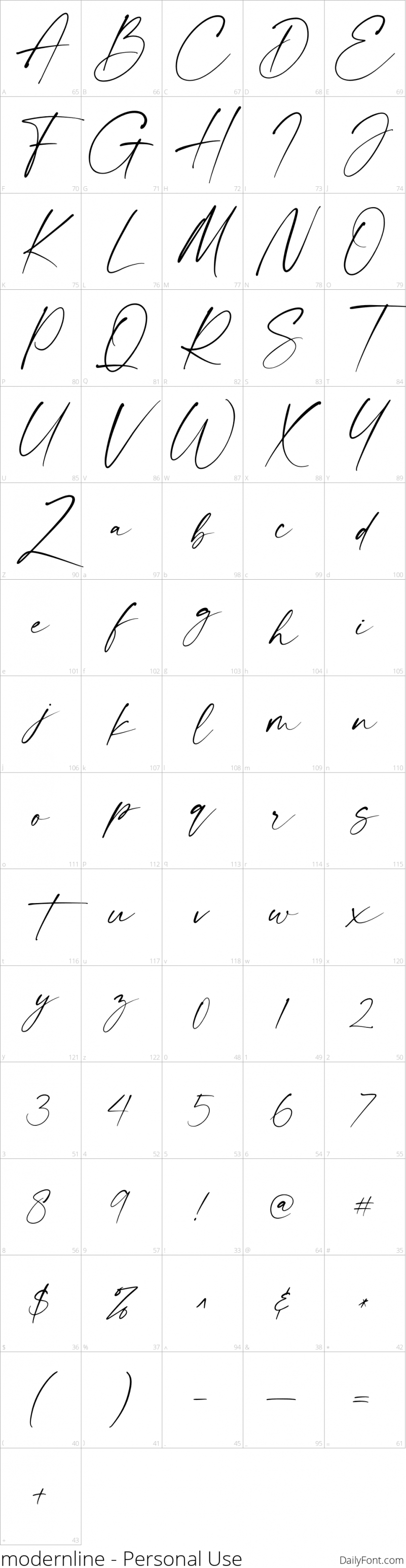 modernline by Ef Studio at DailyFont.com