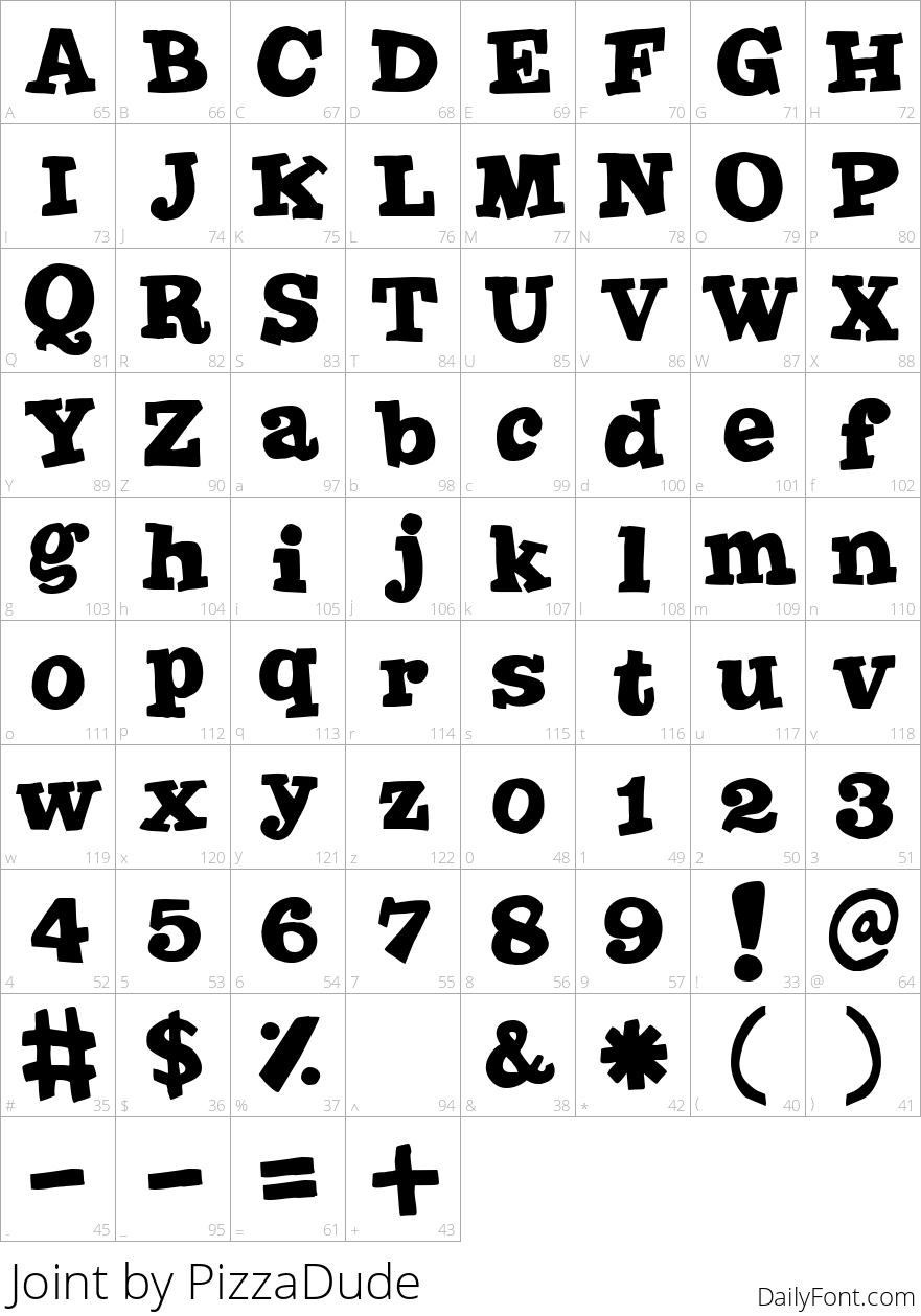 Joint by Jakob Fischer at DailyFont.com