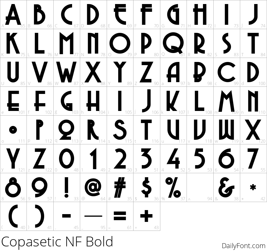 Copasetic NF Bold by Nick's Fonts at DailyFont.com