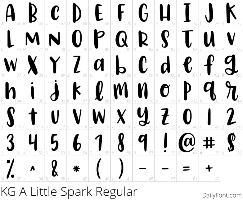 A Little Spark Font :: Handwritten Script Font