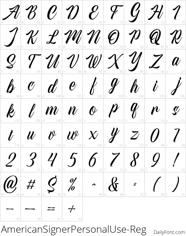 American Signer by Dikas Studio at DailyFont.com