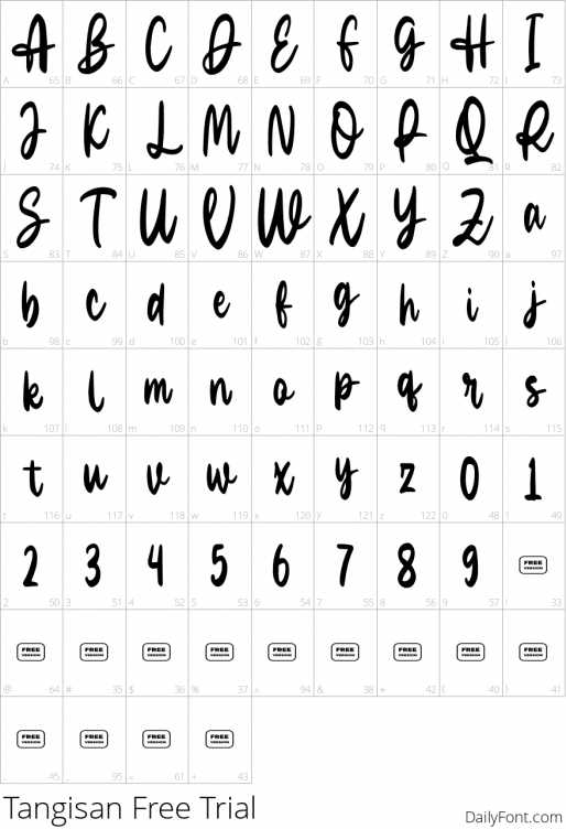 Download Tangisan at DailyFont.com