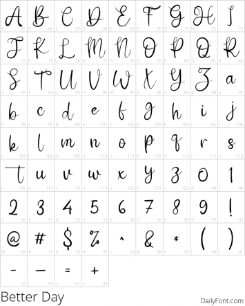 Better Day by Erik Studio at DailyFont.com