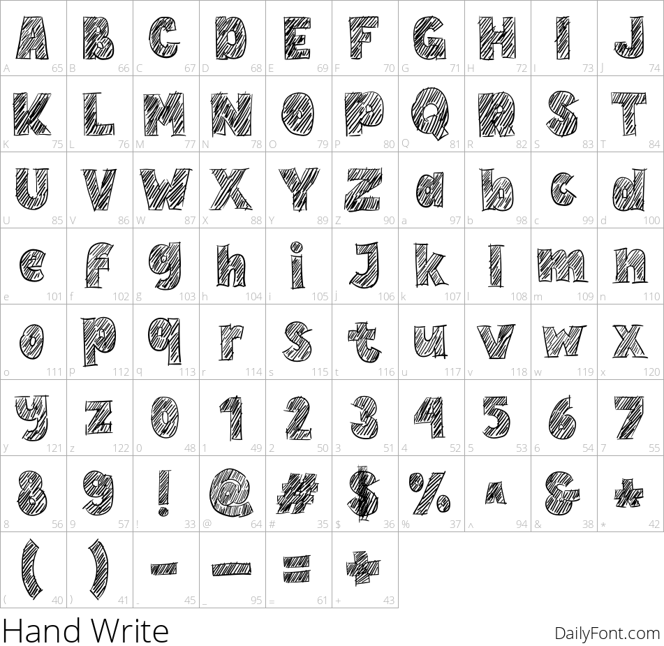 Hand Write Font :: Child Handwriting :: Heavy Display Font