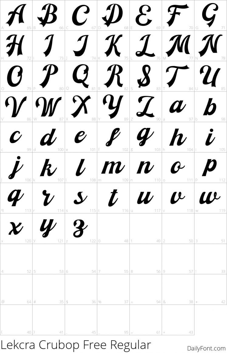 Discover and download fresh new fonts every day at DailyFont.com