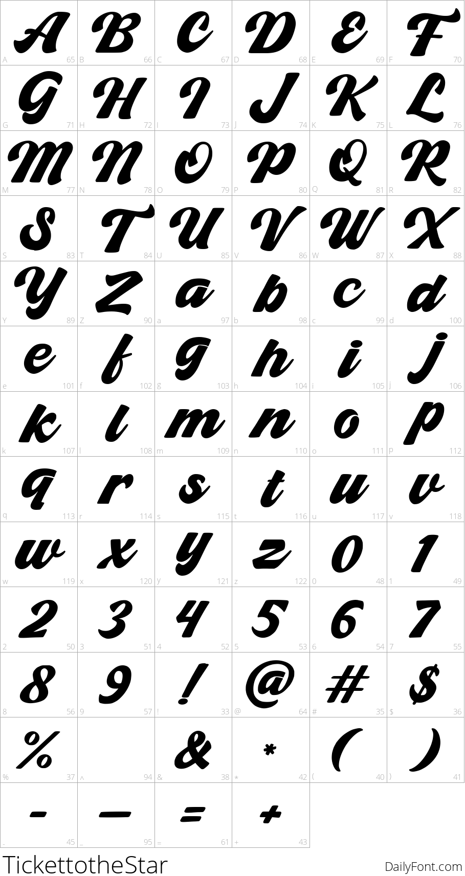 Ticket to the Star by Octotype at DailyFont.com