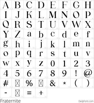 Fraternite by UI Creative at DailyFont.com