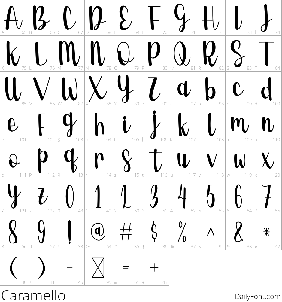 Caramello by Fillo Graphic at DailyFont.com