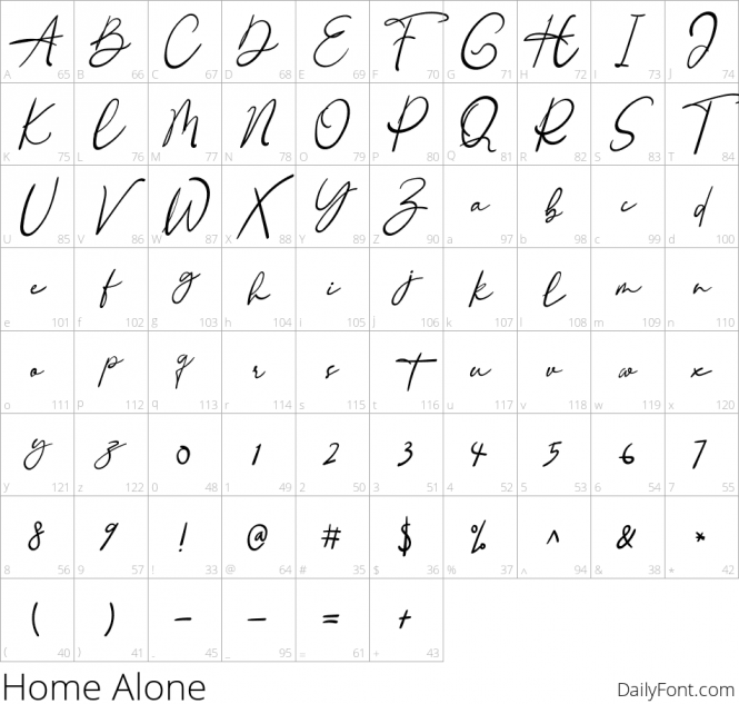 Home Alone by Erik Studio at DailyFont.com