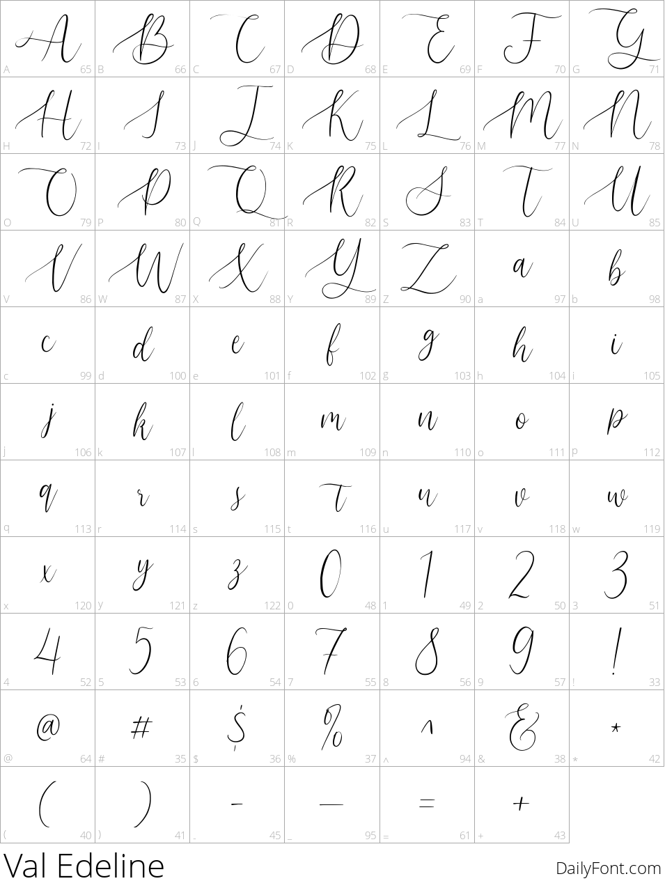 Val Edeline Script Font: Elegant and Delicate for Any Project