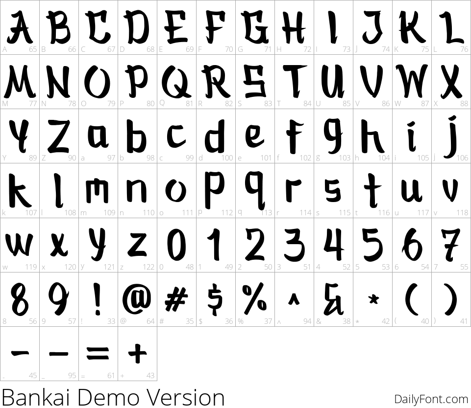 Bankai Display Font - Stand Out with This Unique and Quirky Typeface