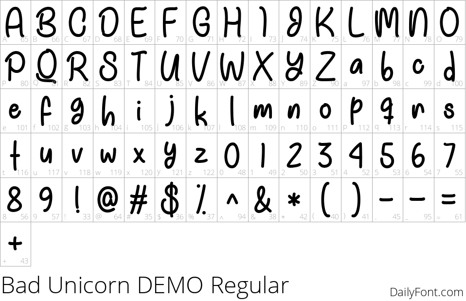 Create Captivating Designs with Bad Unicorn Font by Misti's Fonts