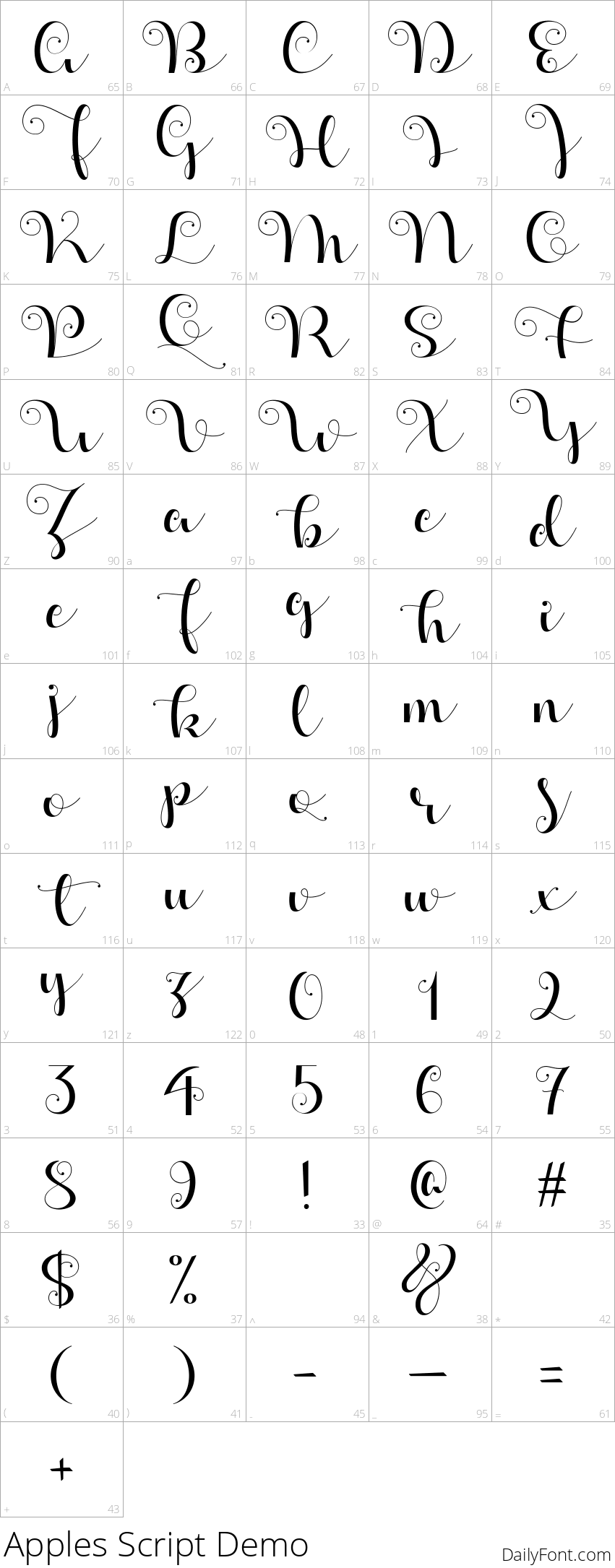 Apples Script: Beautiful Calligraphy Font for Crafts and Designs