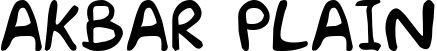 Download Akbar Plain at DailyFont.com