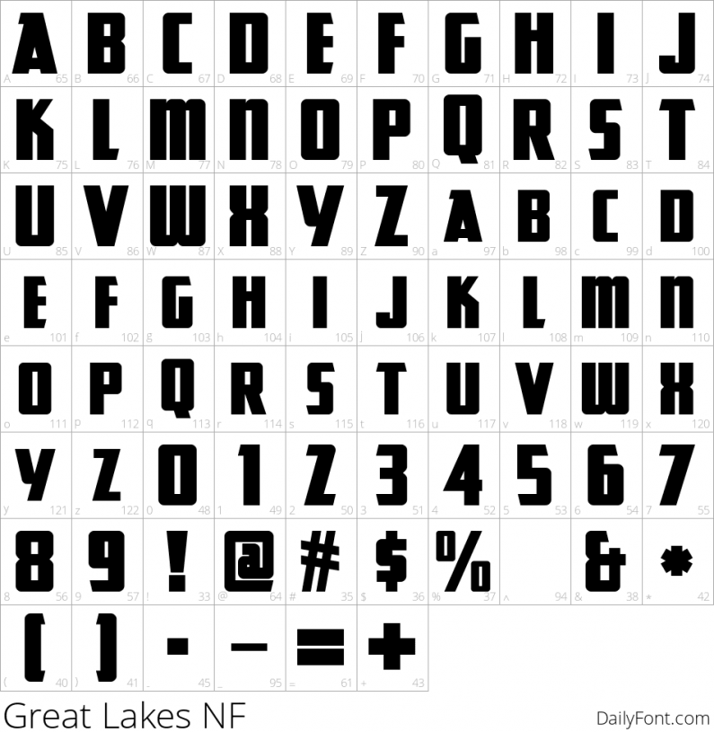 Great Lakes NF by Nick's Fonts at DailyFont.com