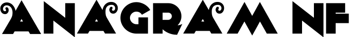 Anagram NF by Nick's Fonts at DailyFont.com