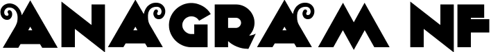 Anagram NF by Nick's Fonts at DailyFont.com