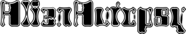 Download AlienAutopsy at DailyFont.com