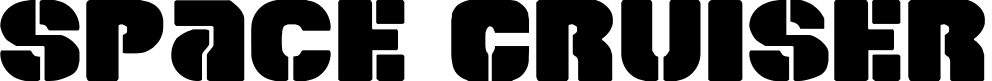 Space Cruiser by Iconian Fonts at DailyFont.com