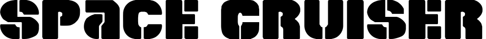 Space Cruiser by Iconian Fonts at DailyFont.com